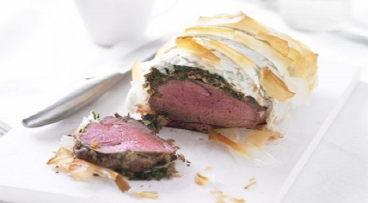 Healthier Beef Wellington